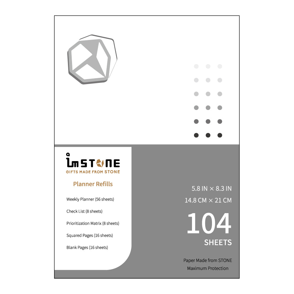 imSTONE® | Stone Paper Planner Inserts, Assorted Pages – imstonegifts